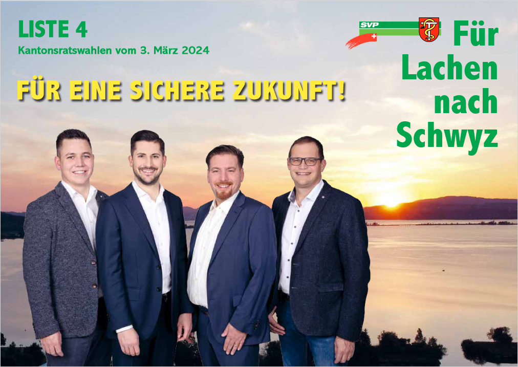 Kantonsratswahlen 3. März 2024 – SVP Lachen